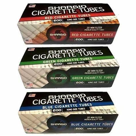 Shargio Tubes King Size 200 ct - Crowfield Tobacco & Vape